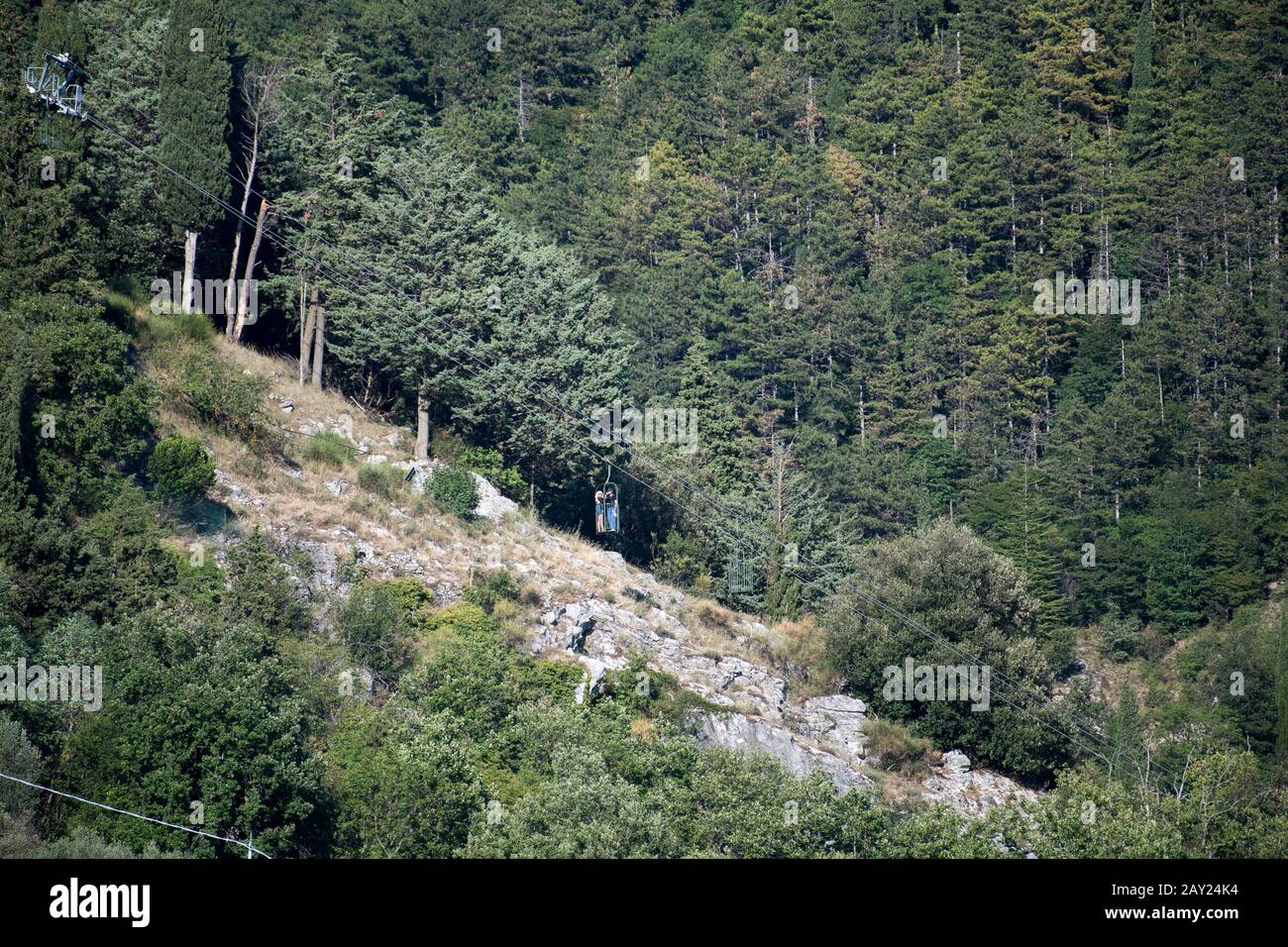 Funivia Colle Eletto (Colle Eletto cableway) from Gubbio to Basilica ...