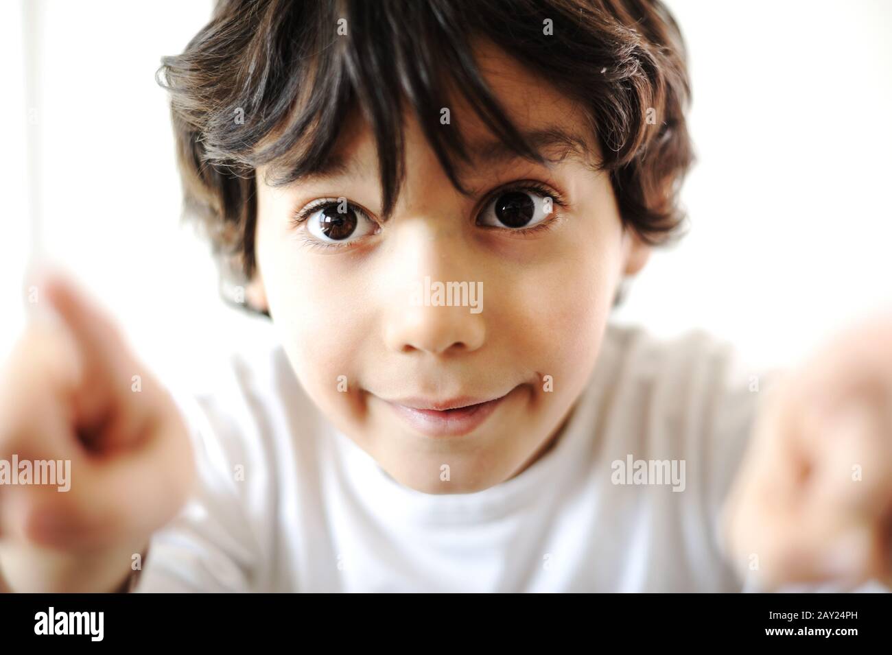 Closeup portrait of kid Stock Photo - Alamy