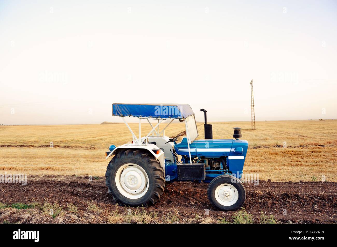 Agriculture - tractor Stock Photo - Alamy