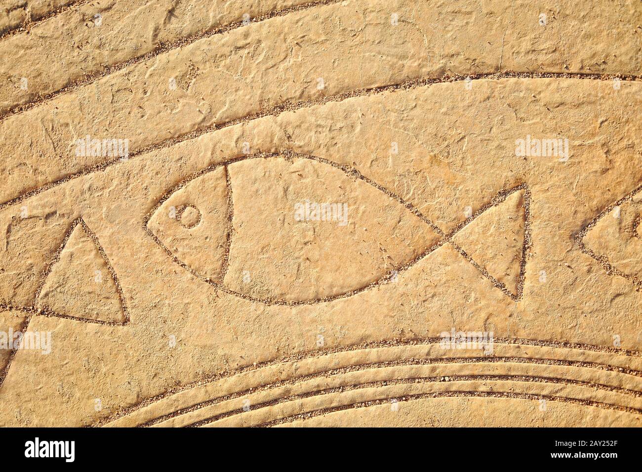 Ancient Christian Fish Symbol