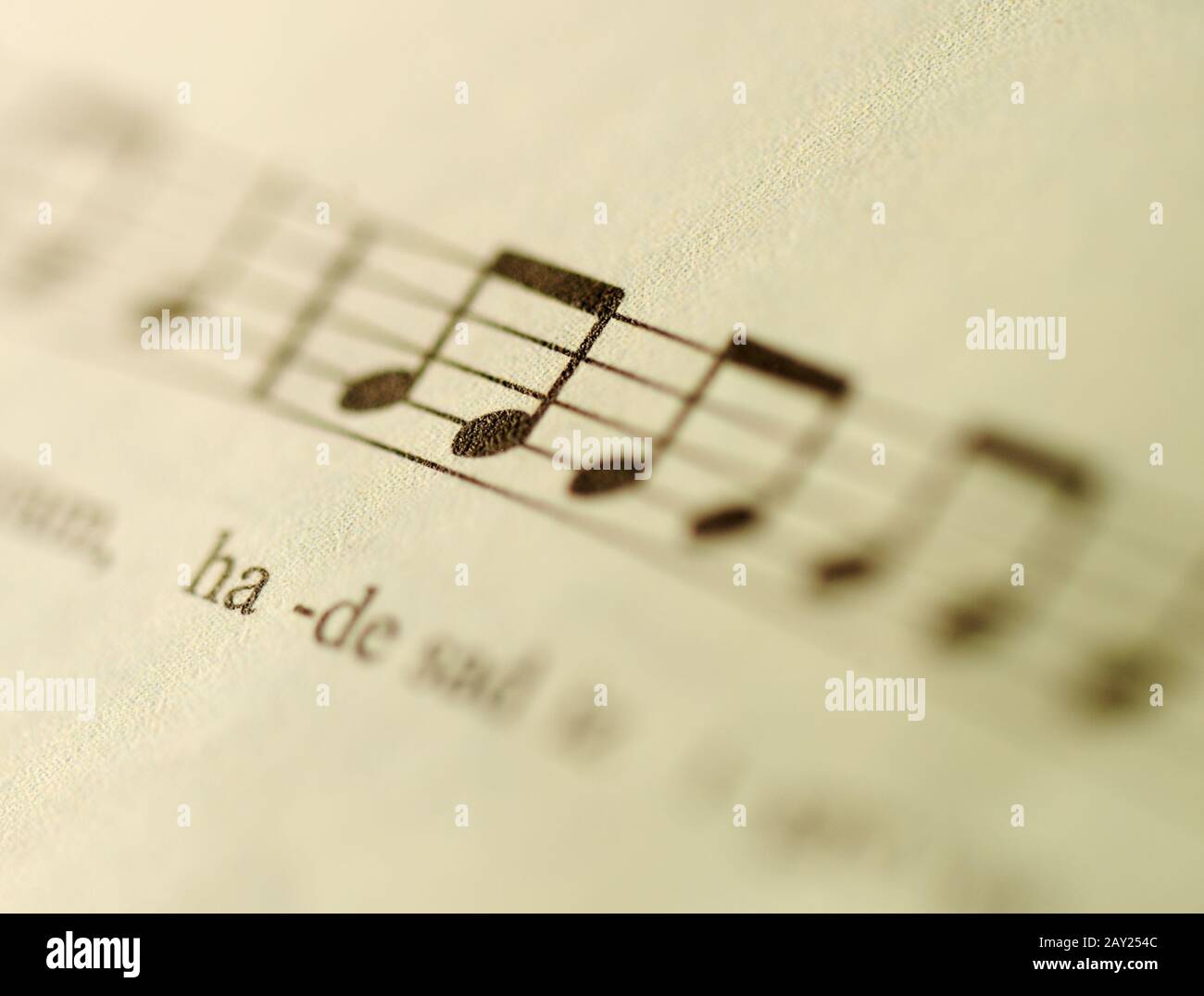Old Music Sheet Music Notes High Resolution Stock Photography and ...
