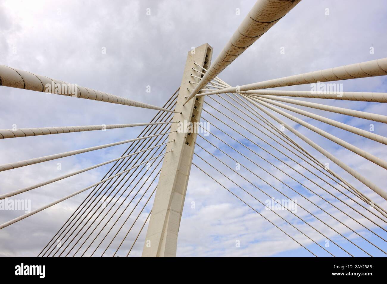 Bridge in modern architecture style Stock Photo - Alamy