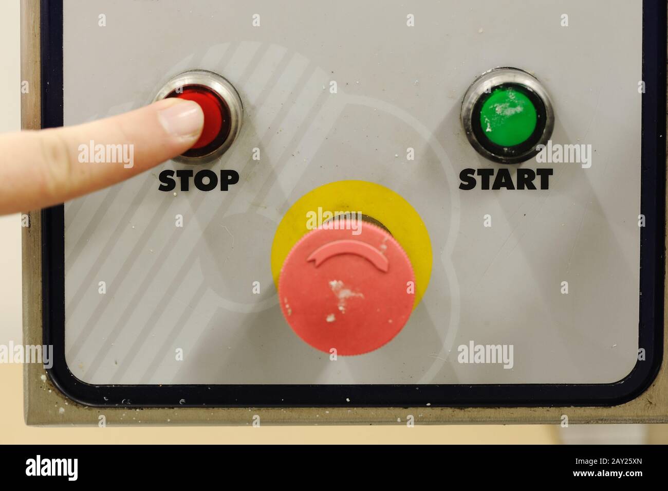 Please press button for assistance hi-res stock photography and images ...