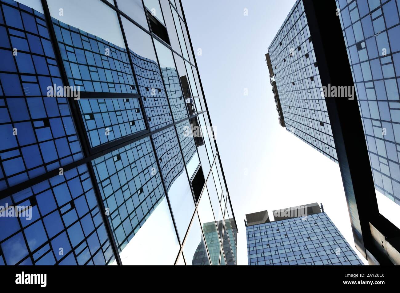 Modern glass buildings Stock Photo - Alamy