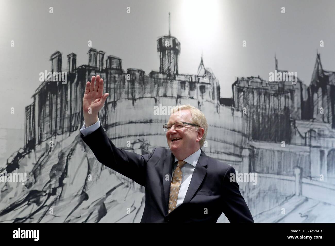 Jackson carlaw celebrates following announcement hi-res stock ...