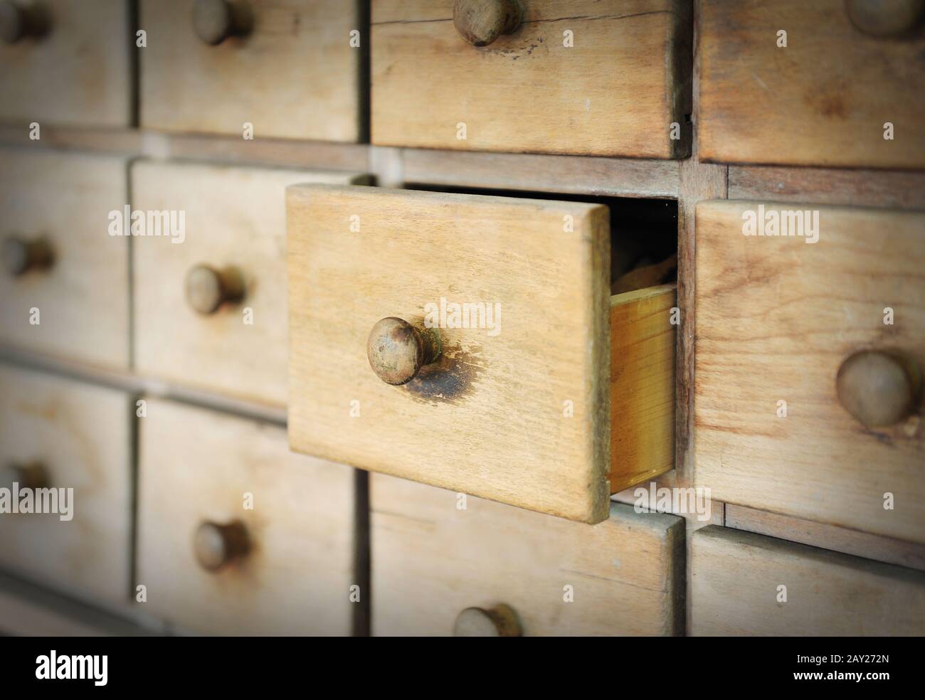 Old ancient drawer Stock Photo - Alamy