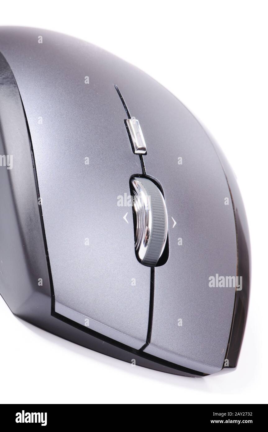 PC wireless mouse isolated Stock Photo - Alamy