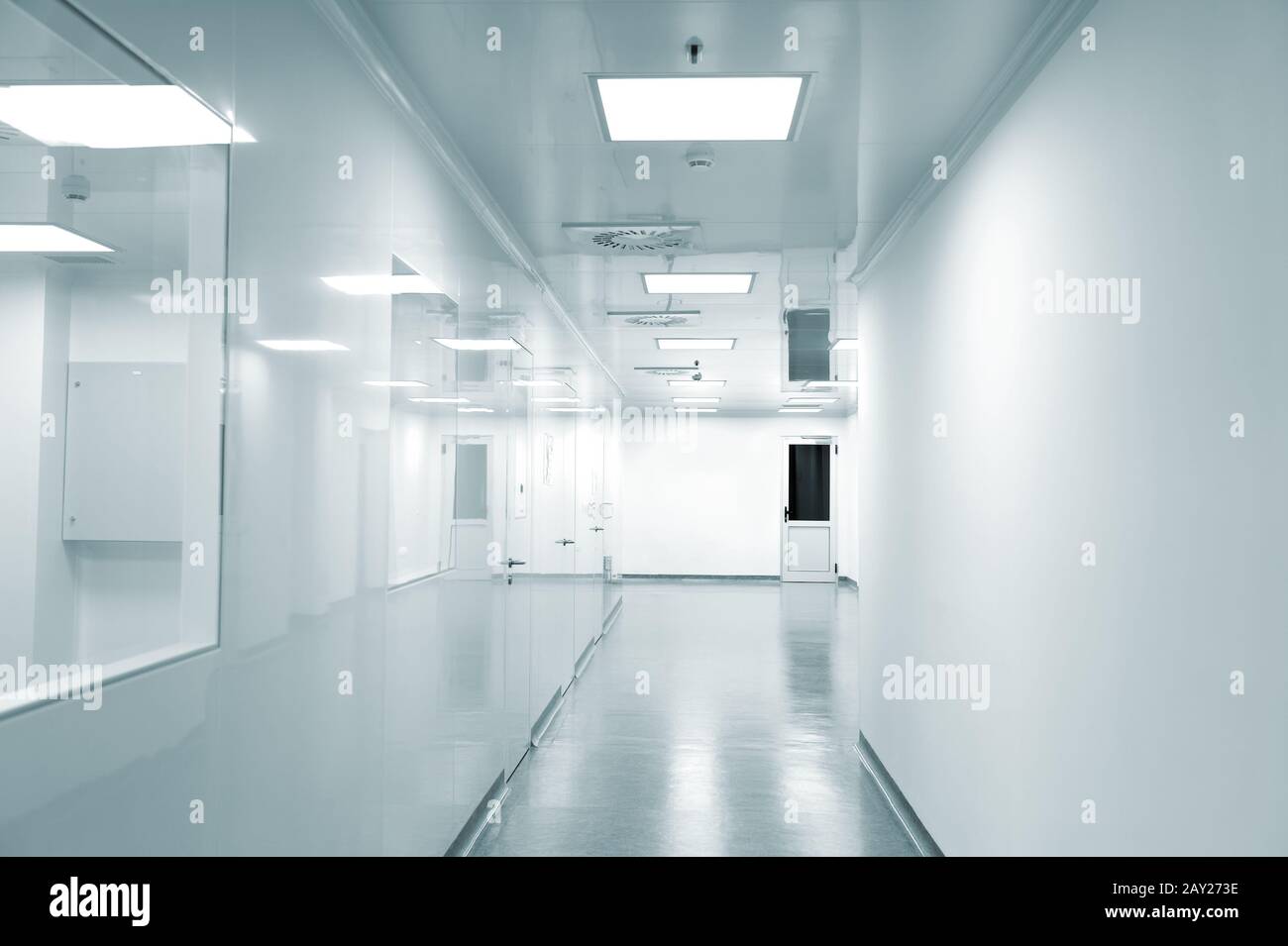 Empty background of modern factory environment Stock Photo - Alamy