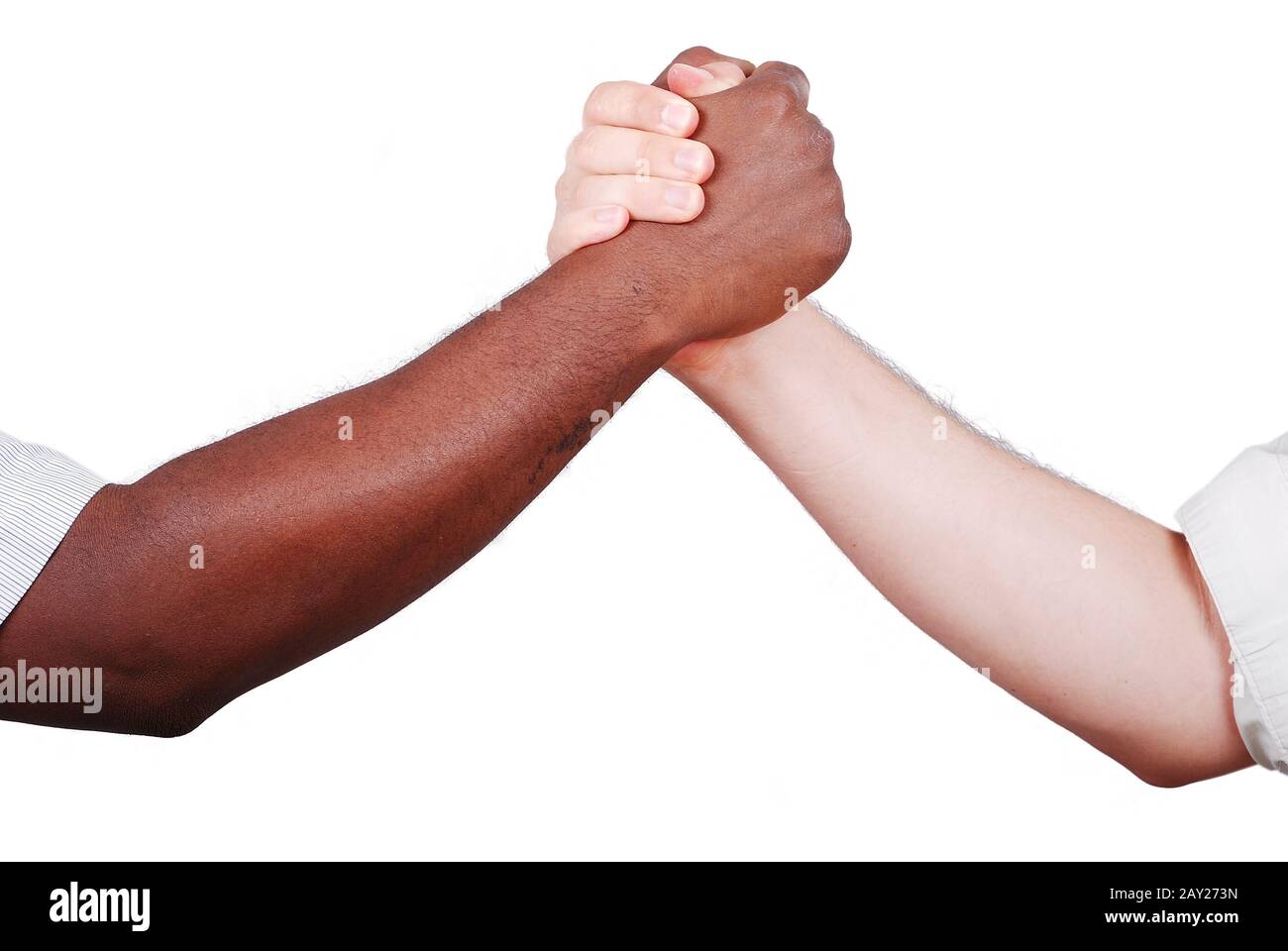 Diverse male friends shaking hands hi-res stock photography and images ...