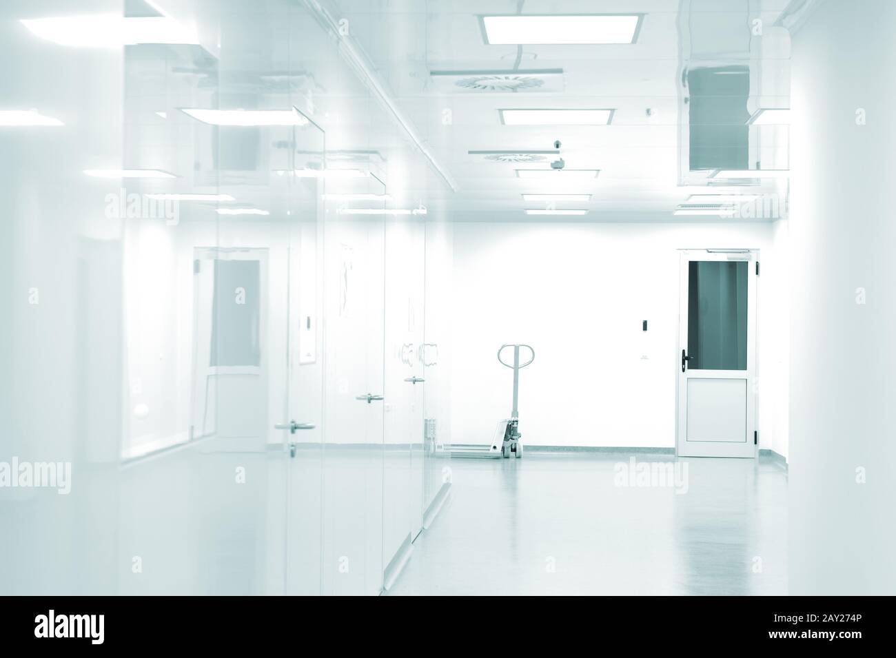 Empty background of modern factory environment Stock Photo - Alamy