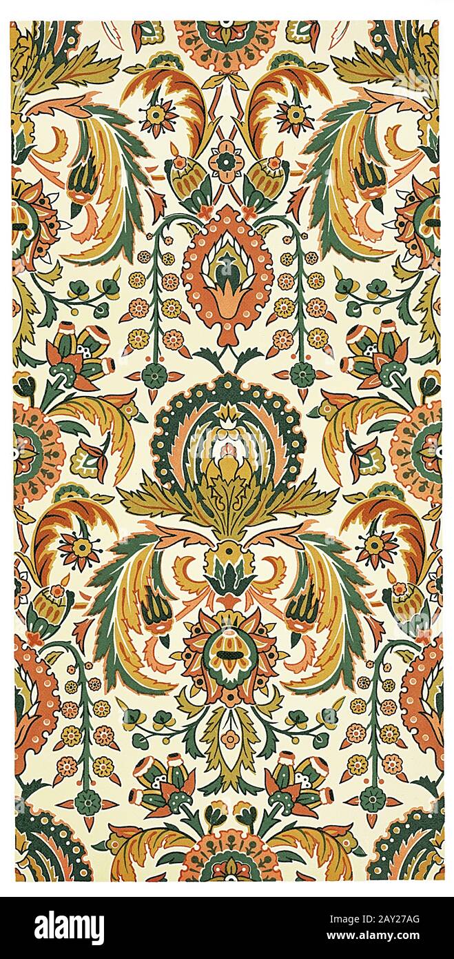 Persian Style patterns, from Decorative Designs 1892 Stock Photo - Alamy
