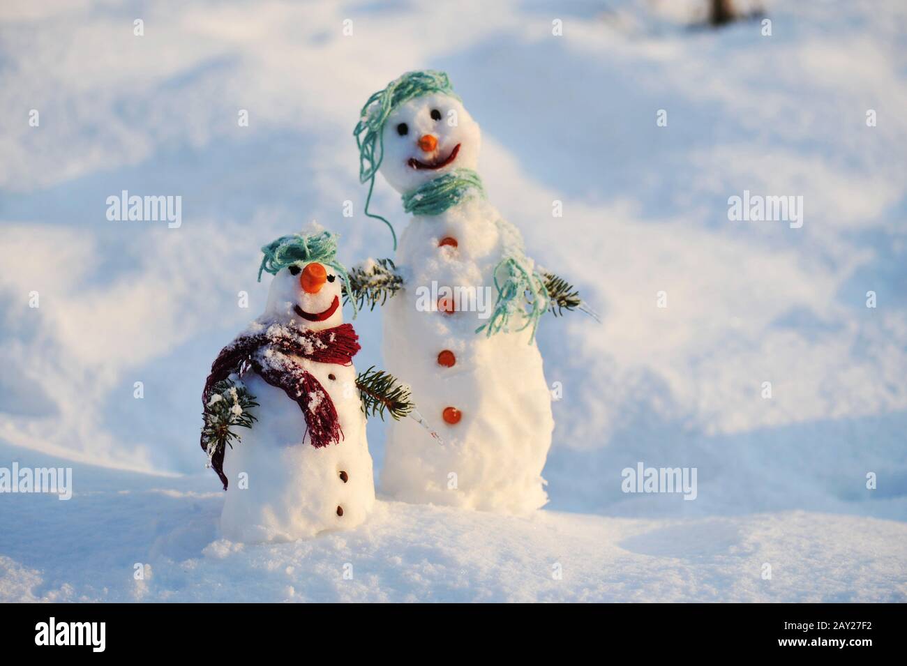 Snowman for winter christmas Stock Photo - Alamy