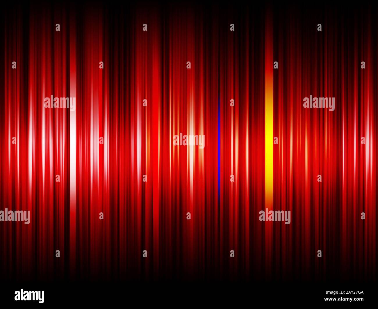 Large red curtain with spotlight Stock Photo - Alamy