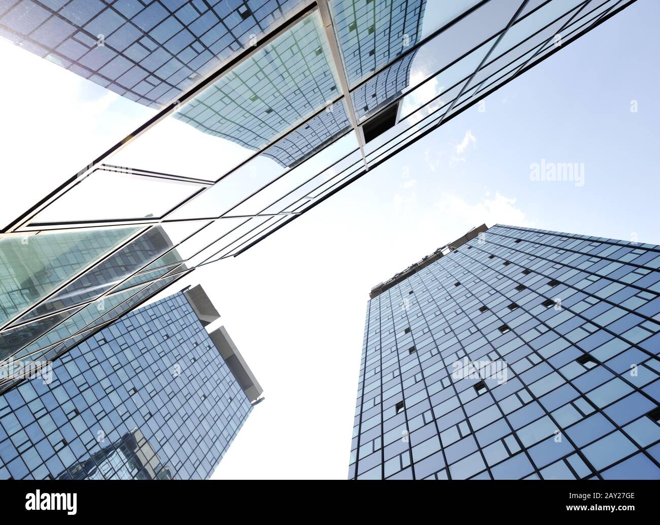 Modern glass buildings Stock Photo - Alamy