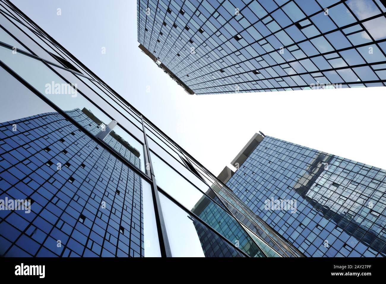Modern glass buildings Stock Photo - Alamy