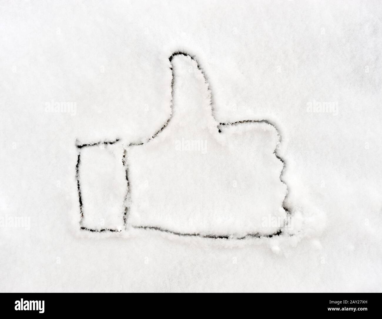 Thumb up like snow hi-res stock photography and images - Alamy