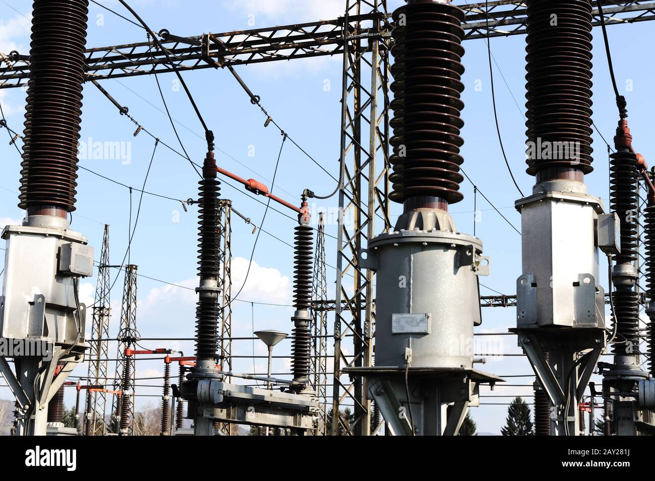 Power station for making electric energy Stock Photo - Alamy