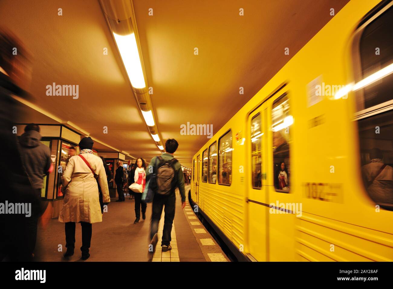 People crowd walking at subway Stock Photo - Alamy