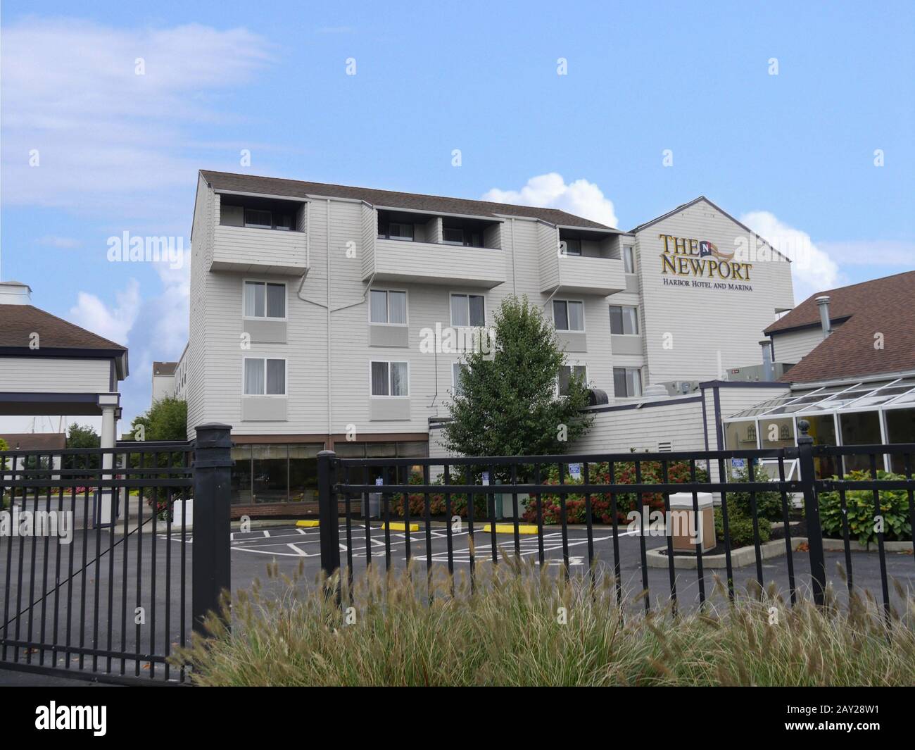 Newport, Rhode Island-September 2017: The Newport Harbor Hotel & Marina ...