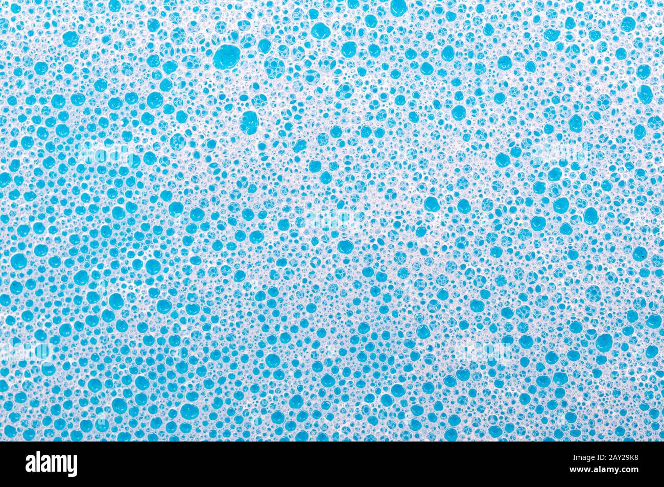 Blue foam as a background Stock Photo - Alamy