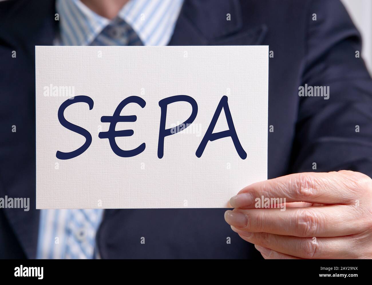 SEPA - Online Banking Stock Photo - Alamy