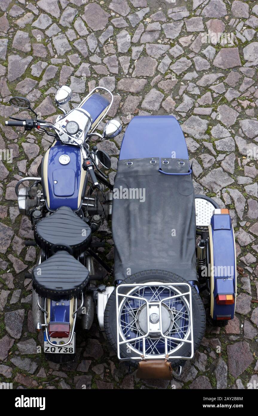 Motorcycle with sidecar Stock Photo - Alamy