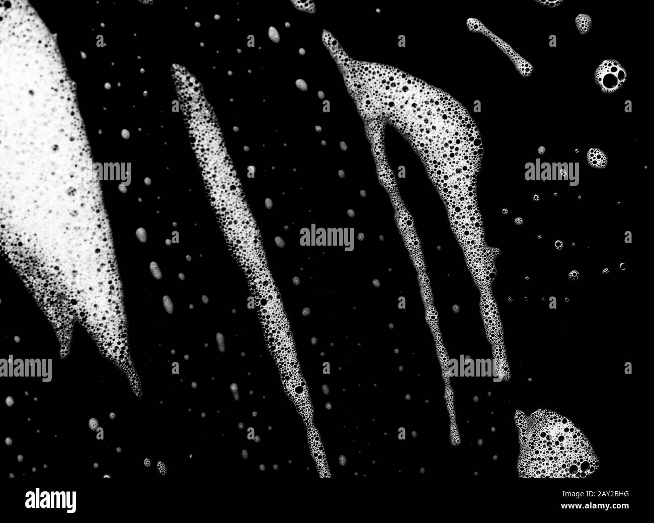 Soap bubbles background Black and White Stock Photos & Images - Alamy