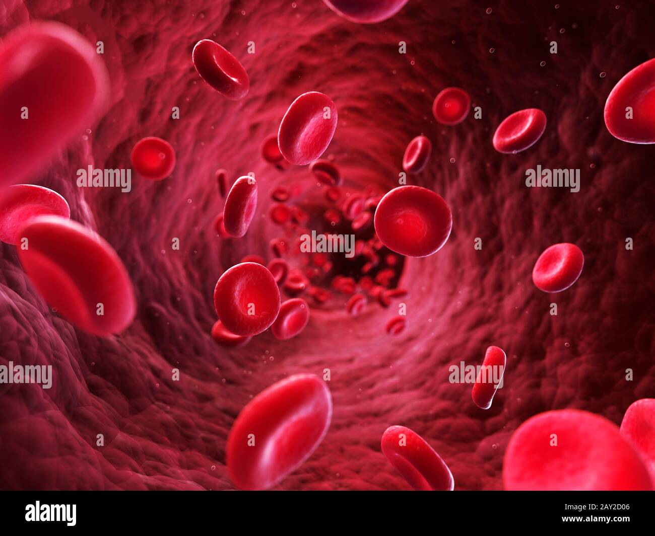 3d rendered illustration - blood cells Stock Photo - Alamy