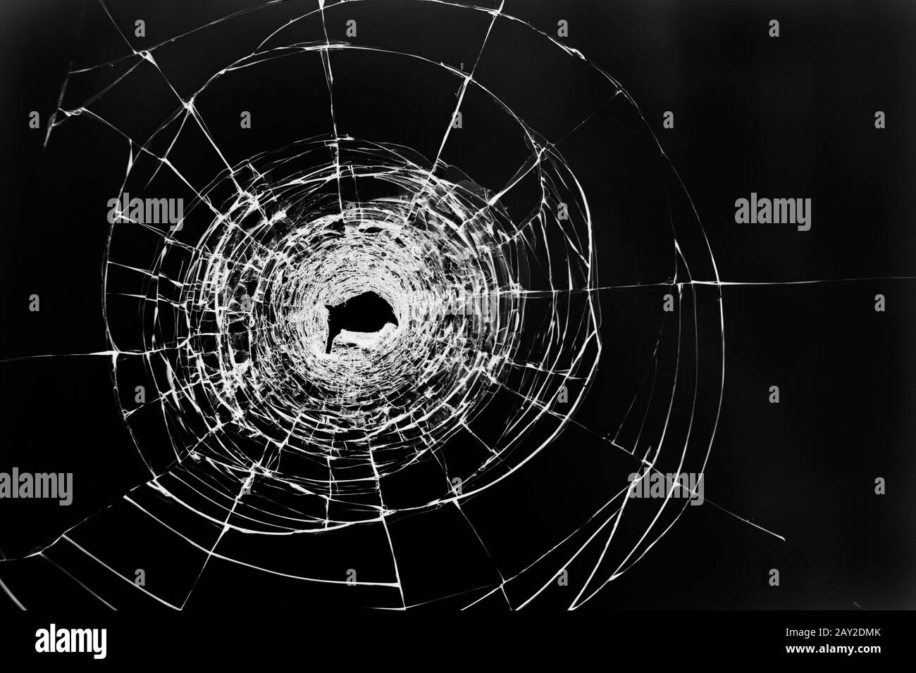 Broken glass ball Black and White Stock Photos & Images - Alamy