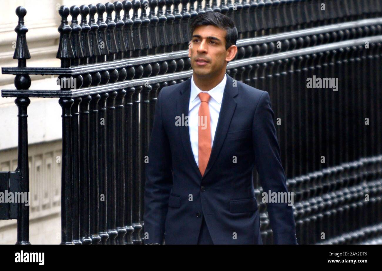 Rishi Sunak MP arriving in Downing Street on the day he was appointed ...