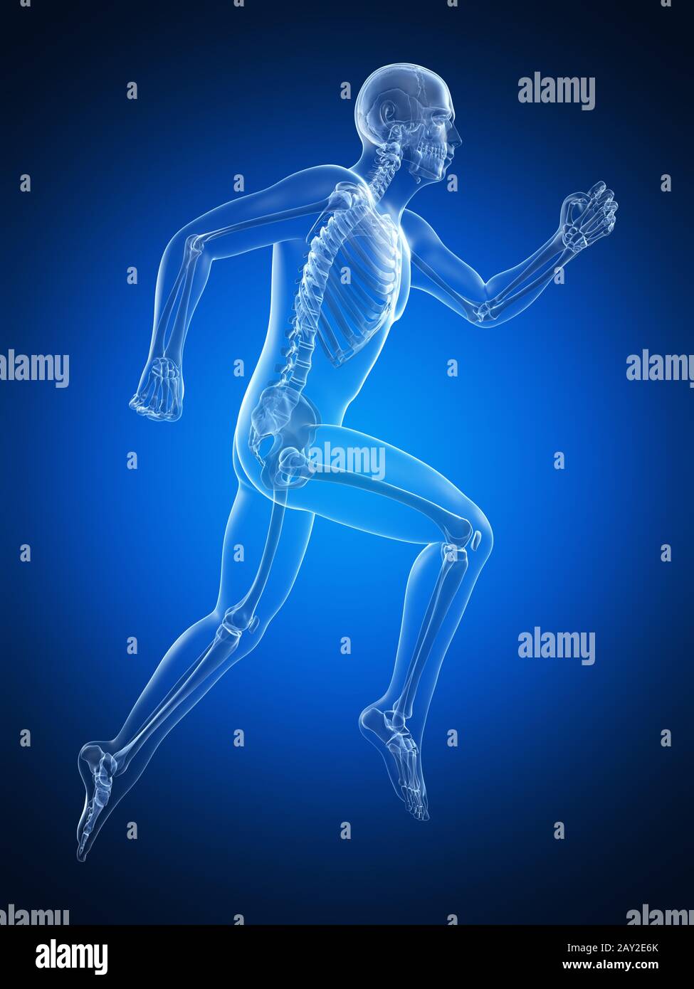 3d rendered illustration of a male runner Stock Photo - Alamy