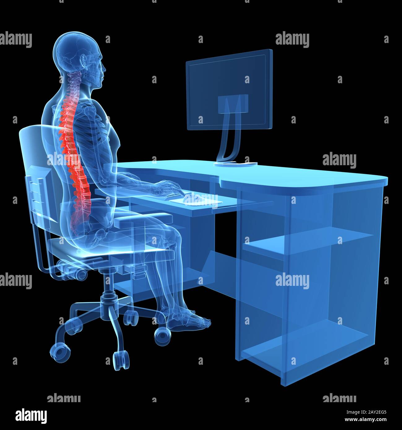 Correct posture hi-res stock photography and images - Alamy