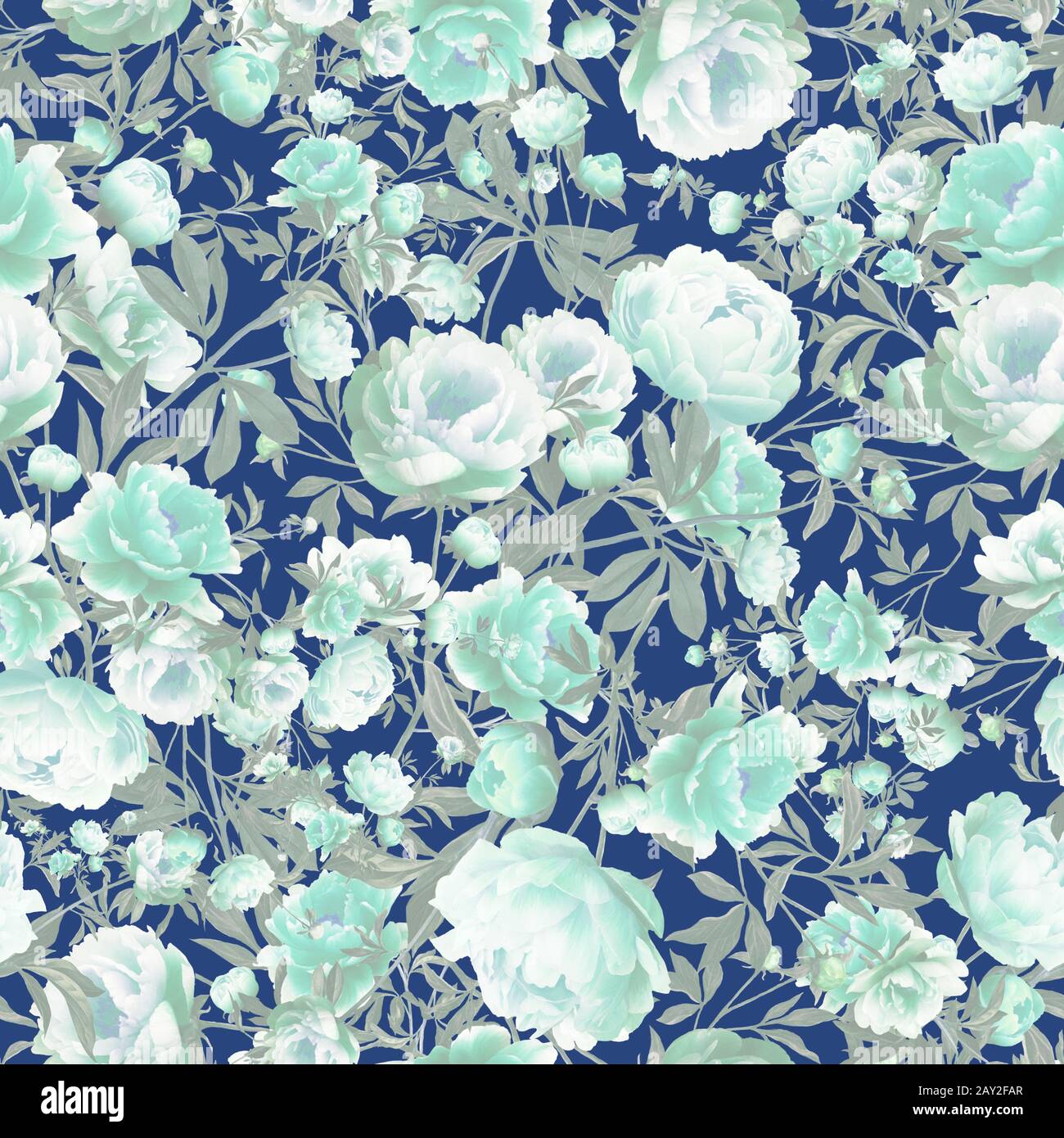 Rococo style floral design hi-res stock photography and images - Alamy