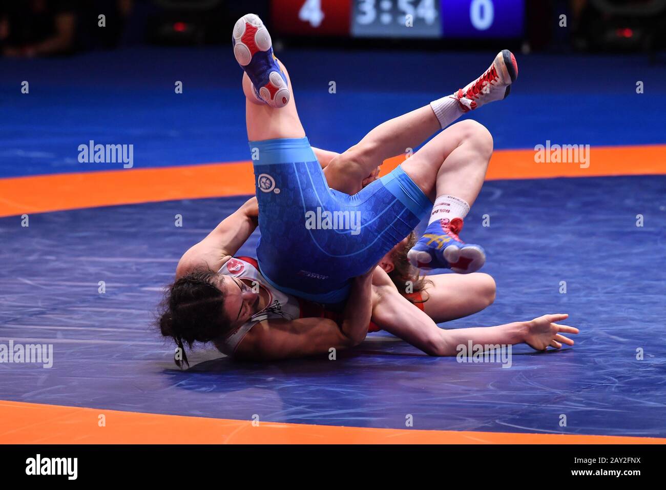 Rome, Italy. 13th Feb, 2020. European Championships Women's Wrestling ...