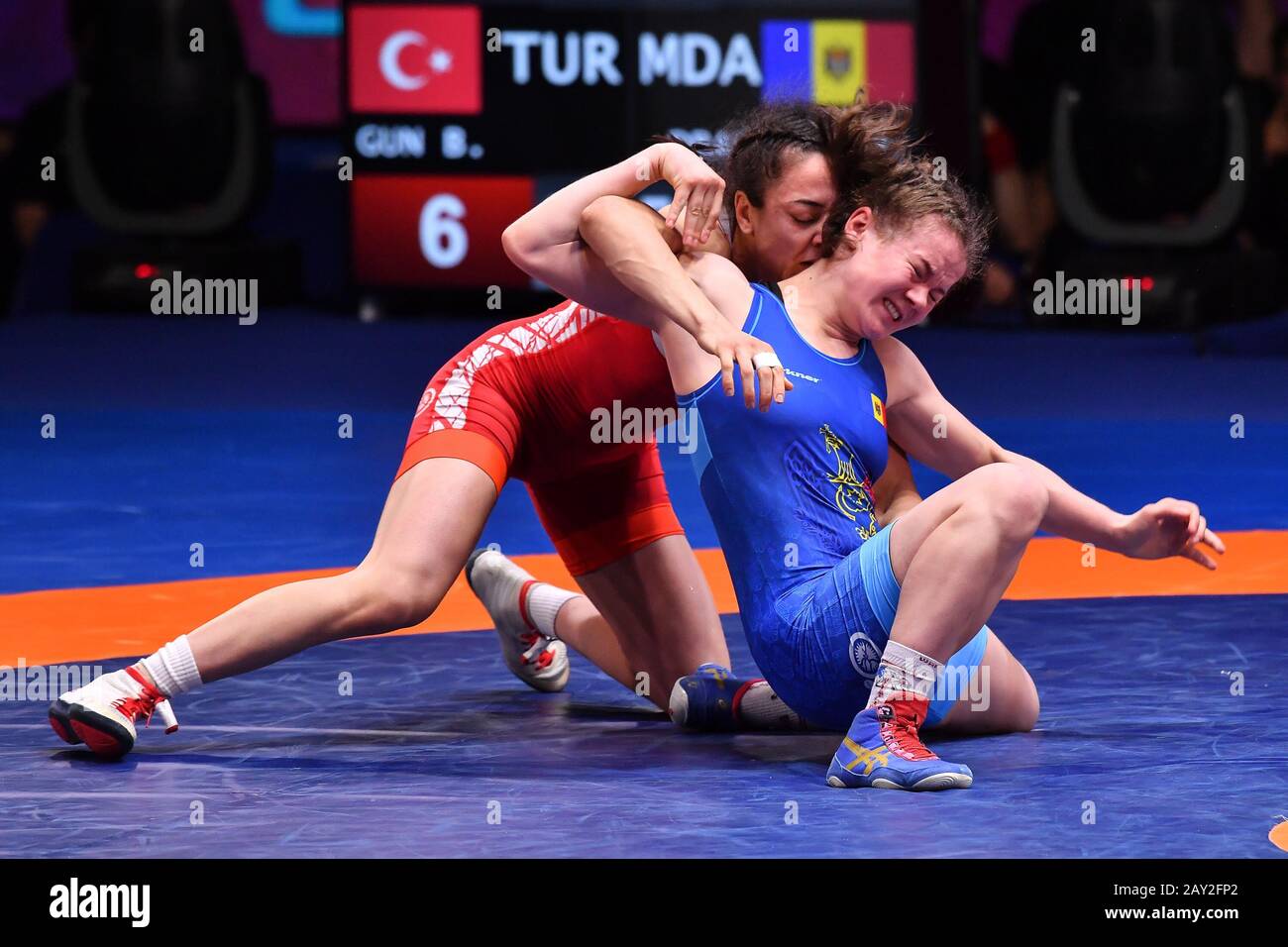 Rome, Italy. 13th Feb, 2020. European Championships Women's Wrestling ...