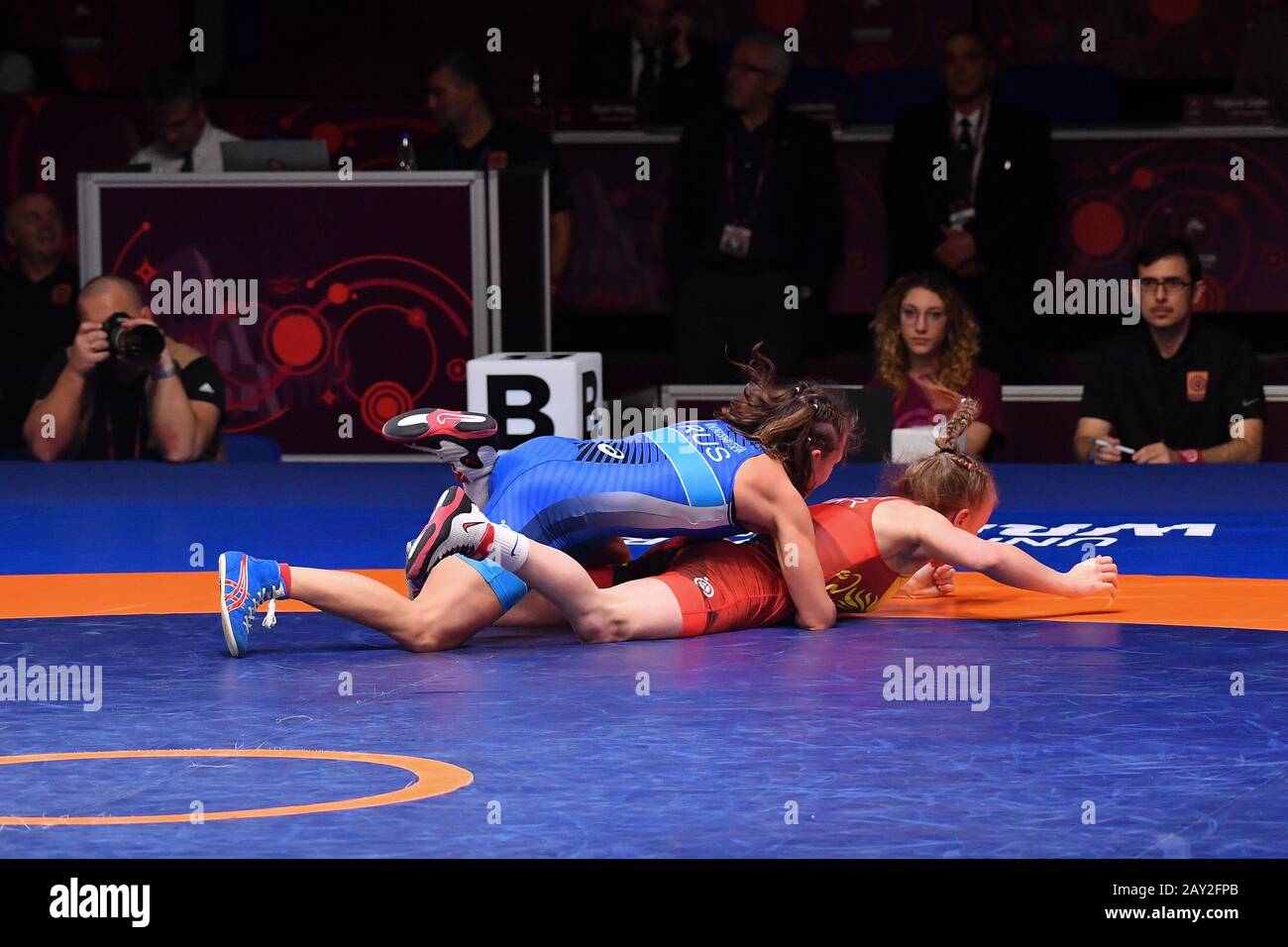 Rome, Italy. 13th Feb, 2020. European Championships Women's Wrestling ...