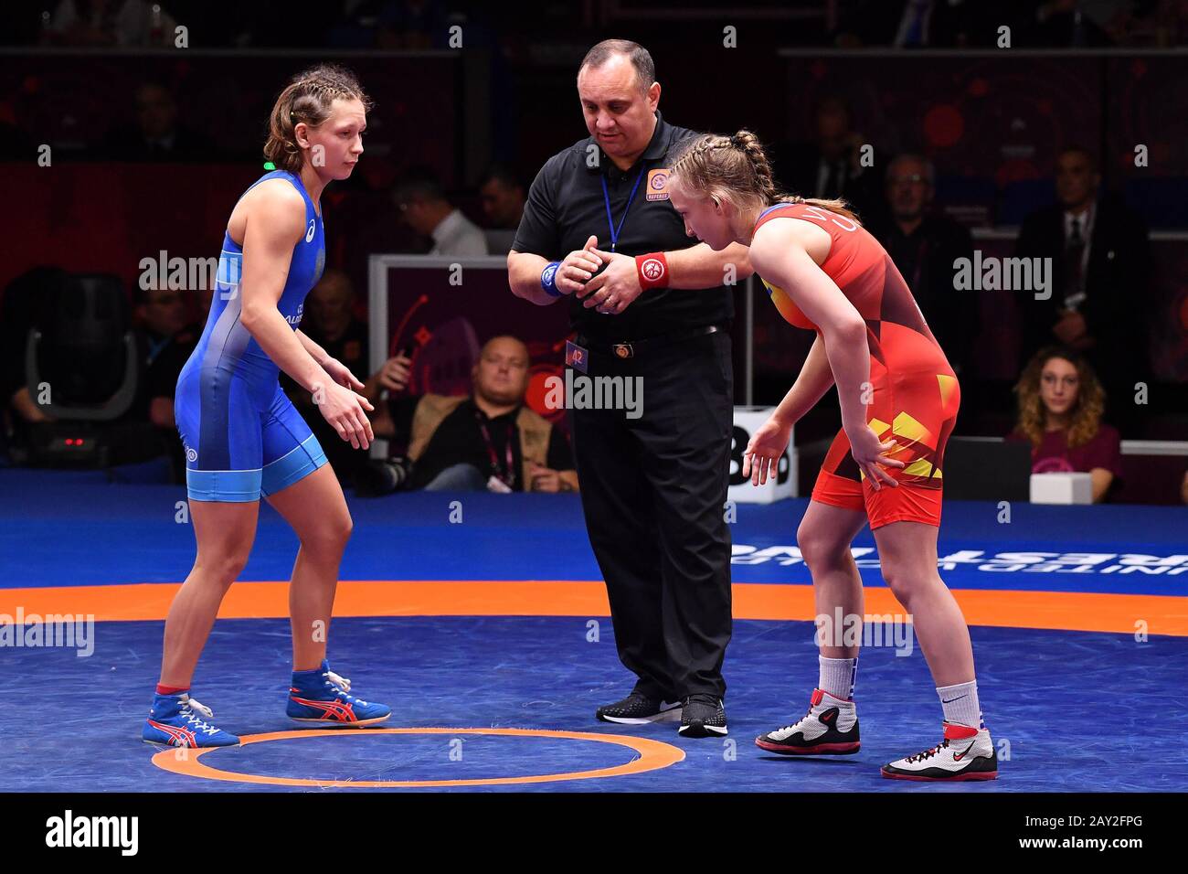 Rome, Italy. 13th Feb, 2020. European Championships Women's Wrestling ...