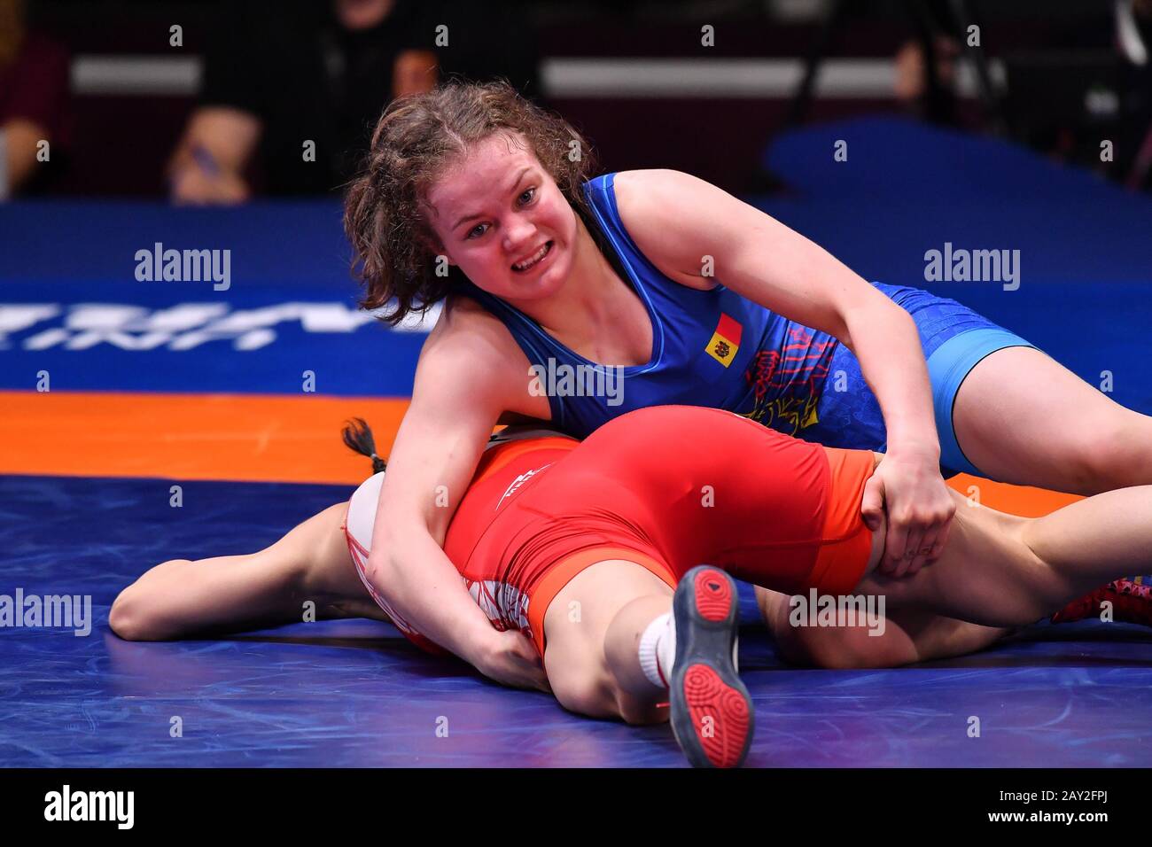 Rome, Italy. 13th Feb, 2020. European Championships Women's Wrestling ...