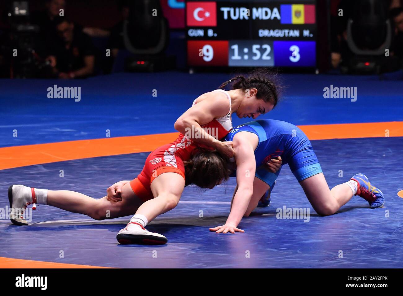 Rome, Italy. 13th Feb, 2020. European Championships Women's Wrestling ...