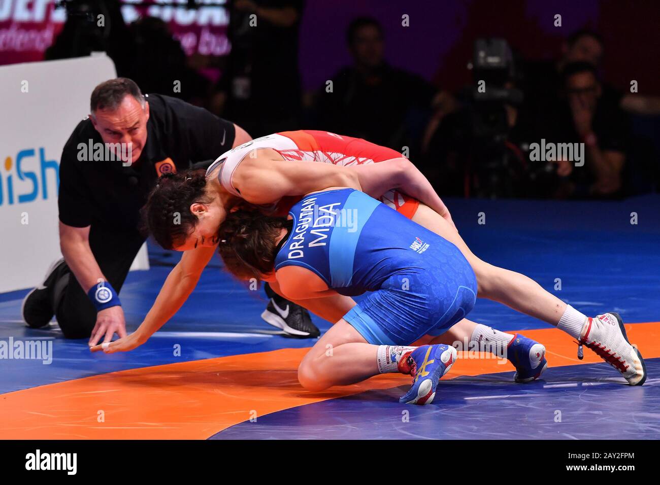 Rome, Italy. 13th Feb, 2020. European Championships Women's Wrestling ...