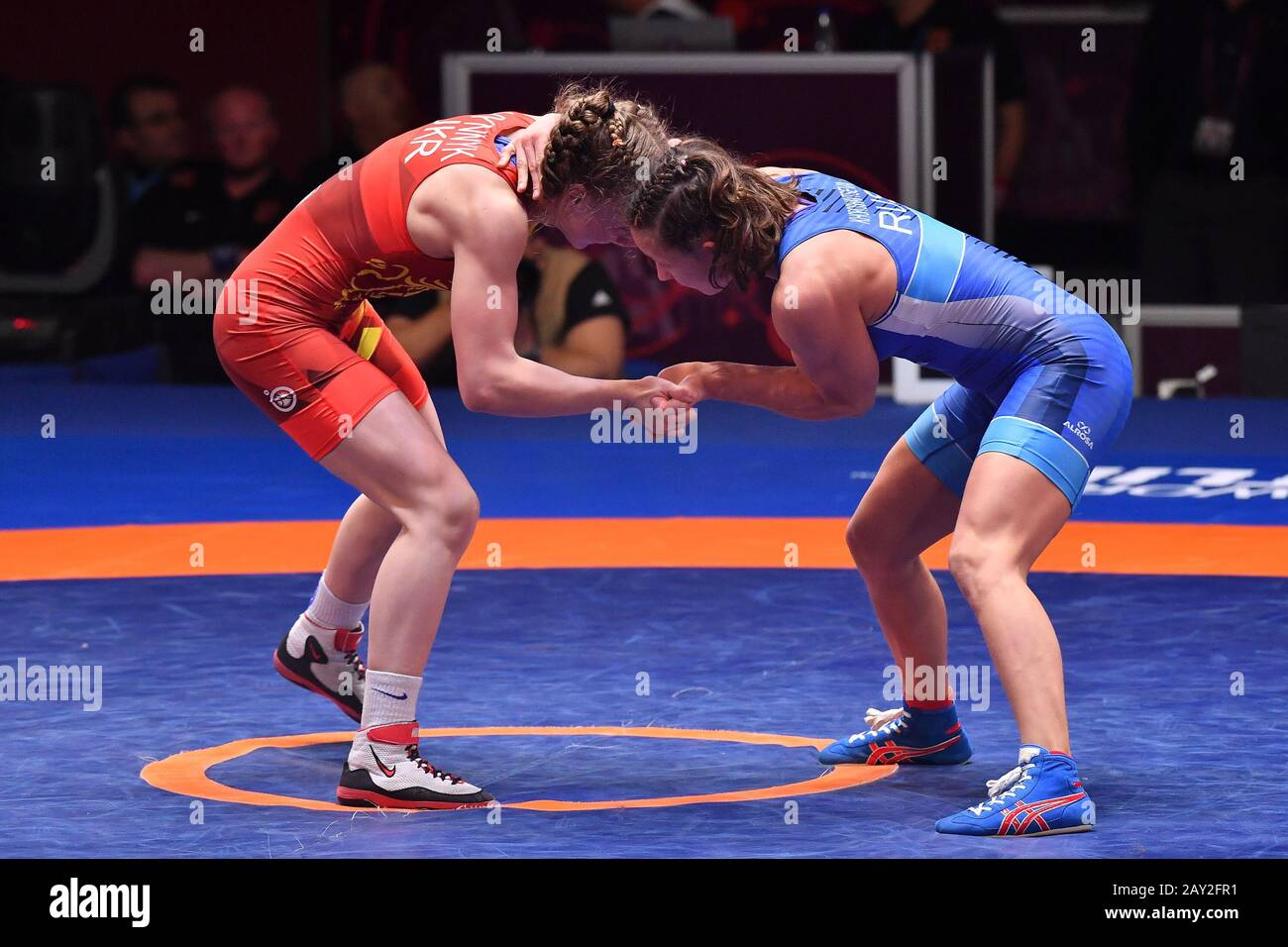 Rome, Italy. 13th Feb, 2020. European Championships Women's Wrestling ...