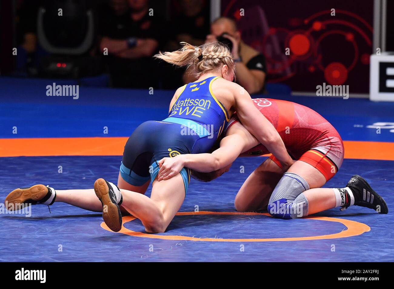 Rome, Italy. 13th Feb, 2020. European Championships Women's Wrestling ...
