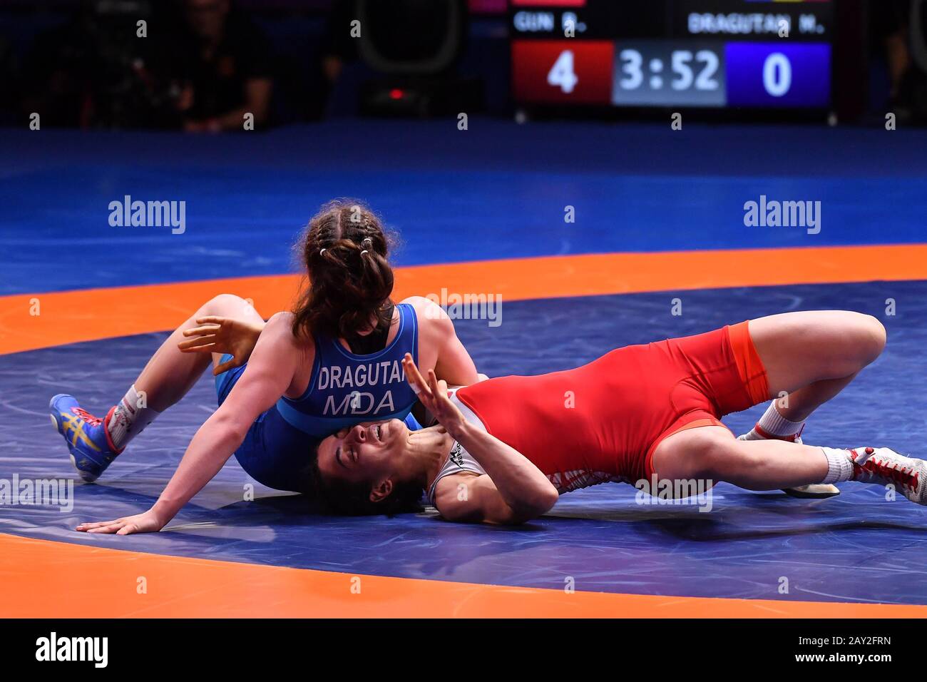 Rome, Italy. 13th Feb, 2020. European Championships Women's Wrestling ...