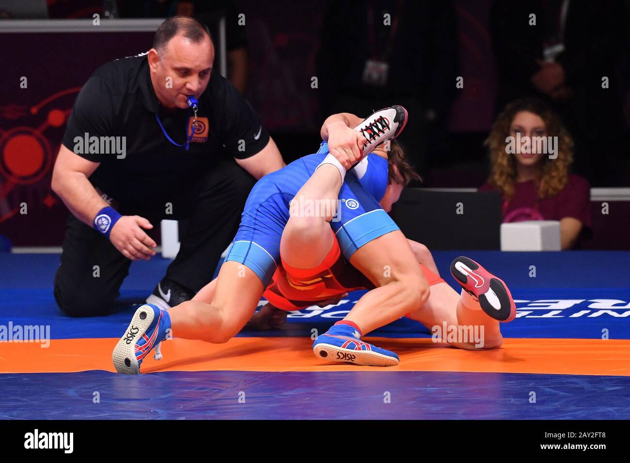 Rome, Italy. 13th Feb, 2020. European Championships Women's Wrestling ...