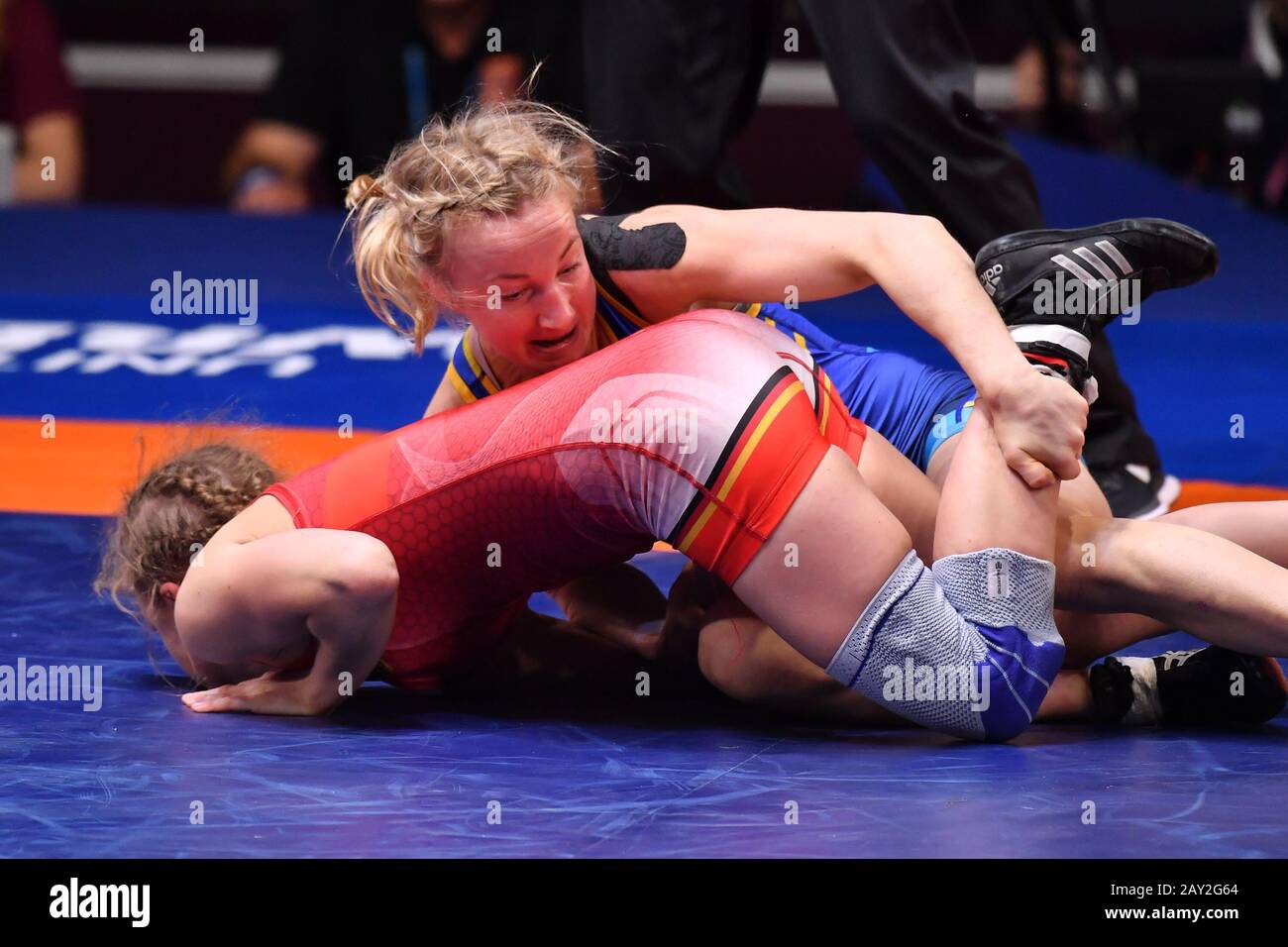 European Championships Women's Wrestling Final 50Kg (Photo by Domenico ...