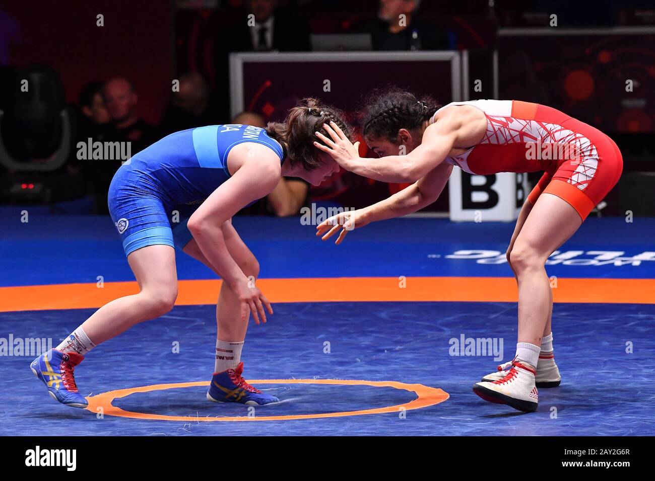 European Championships Women's Wrestling Final 50Kg (Photo by Domenico ...