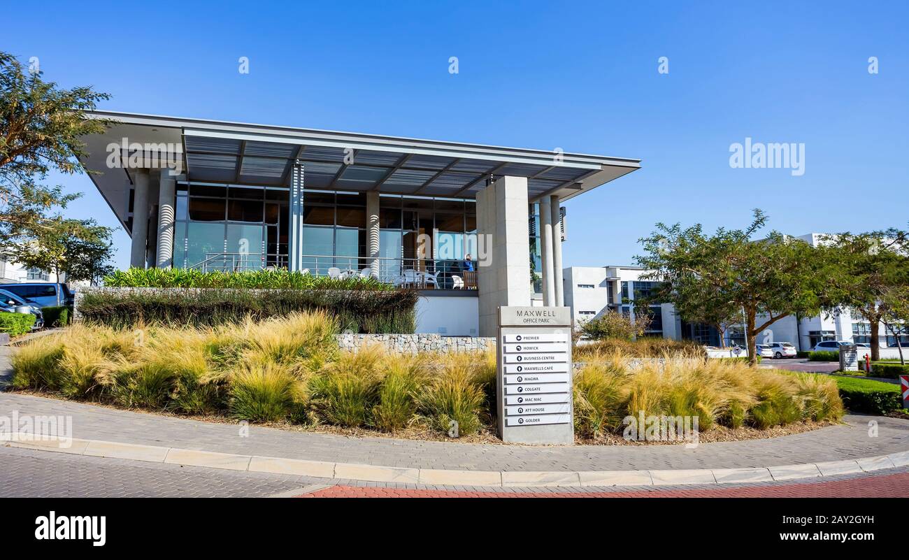 Johannesburg, South Africa, 18th June- 2019: Exterior view of modern ...
