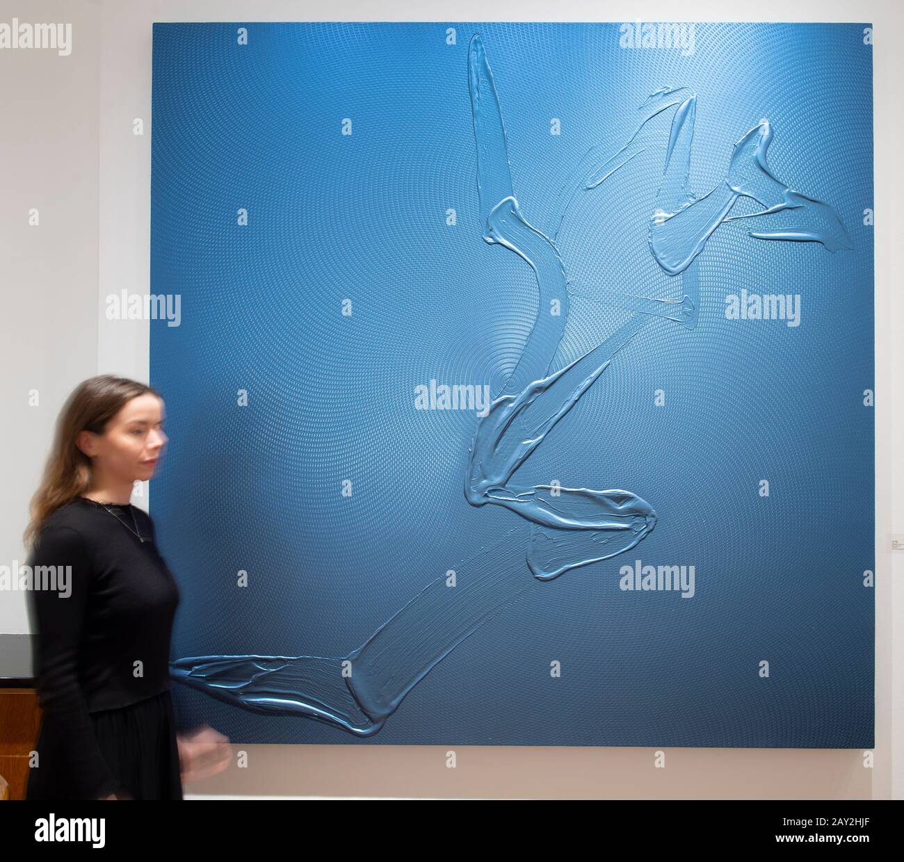 October Gallery, London, UK. 14th February 2020. Atmospheres, a group ...