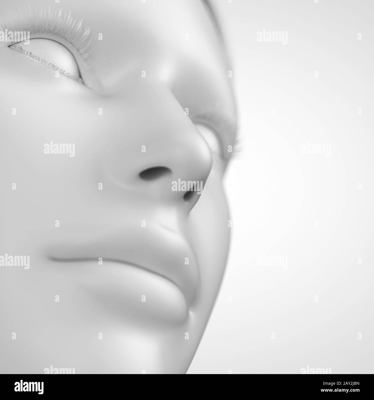 Grey nose Black and White Stock Photos & Images - Alamy