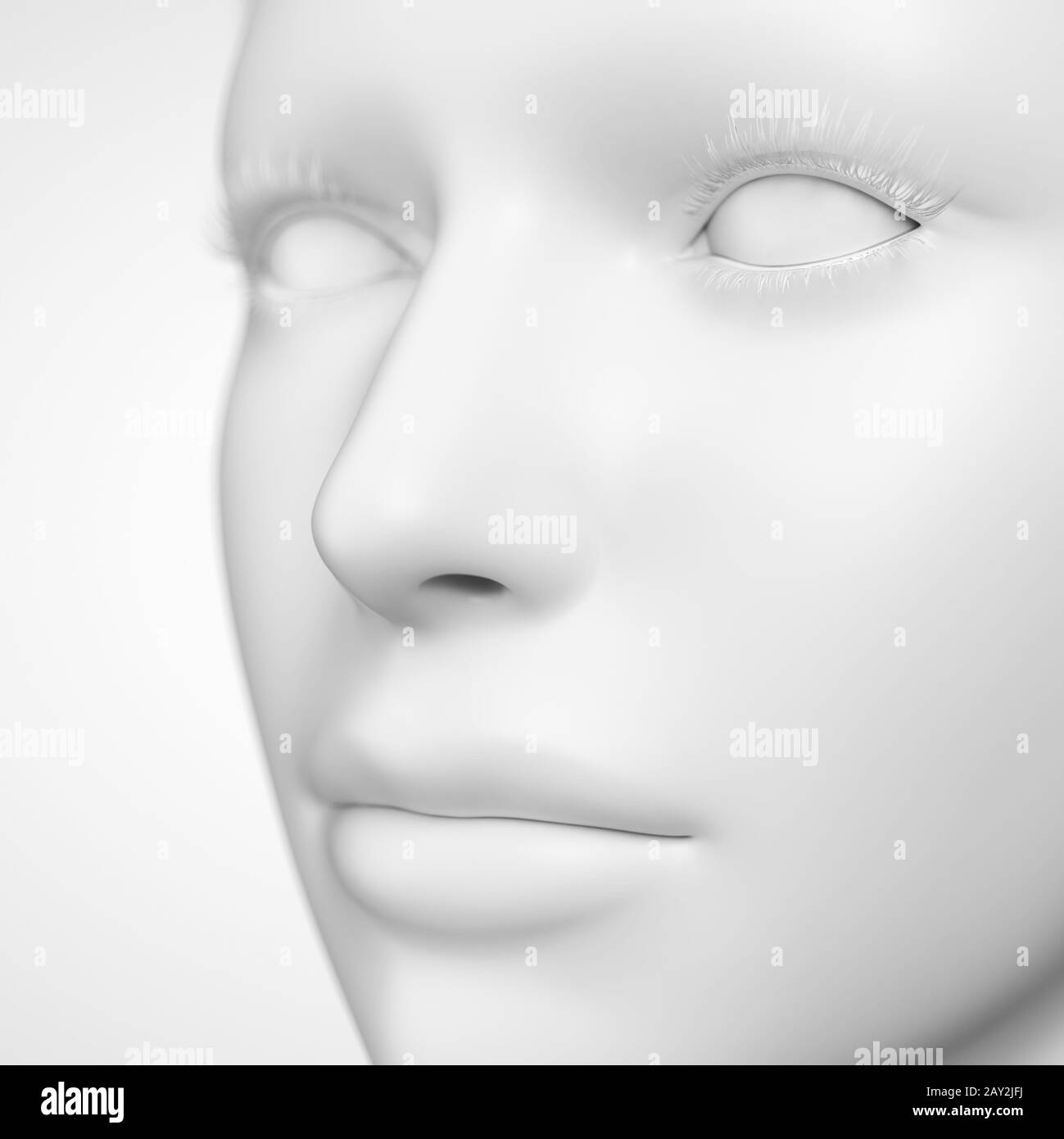 Grey nose Black and White Stock Photos & Images - Alamy